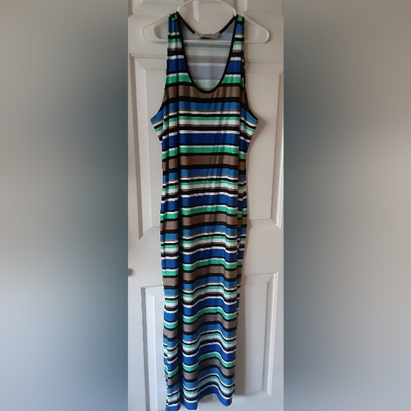 AA Studios | Dresses | Aa Studios Striped Sleeveless Maxi Dress 3 For 2 ...